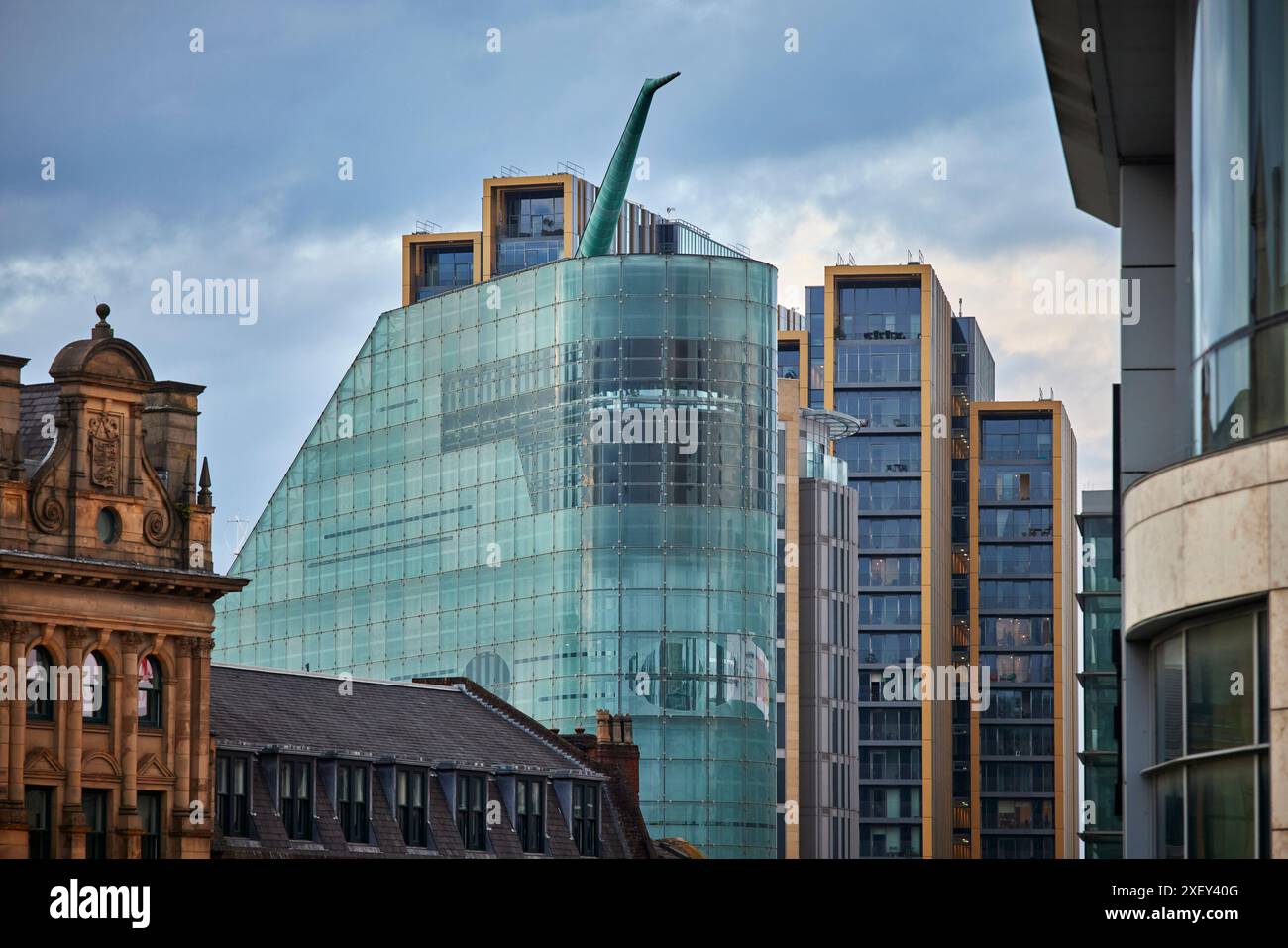 Urbis, National Football Museum Manchester city centre Stock Photo - Alamy