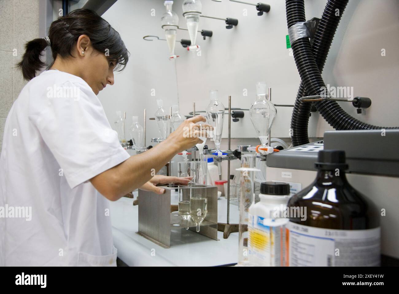Physics chemistry laboratory tests hi-res stock photography and images ...