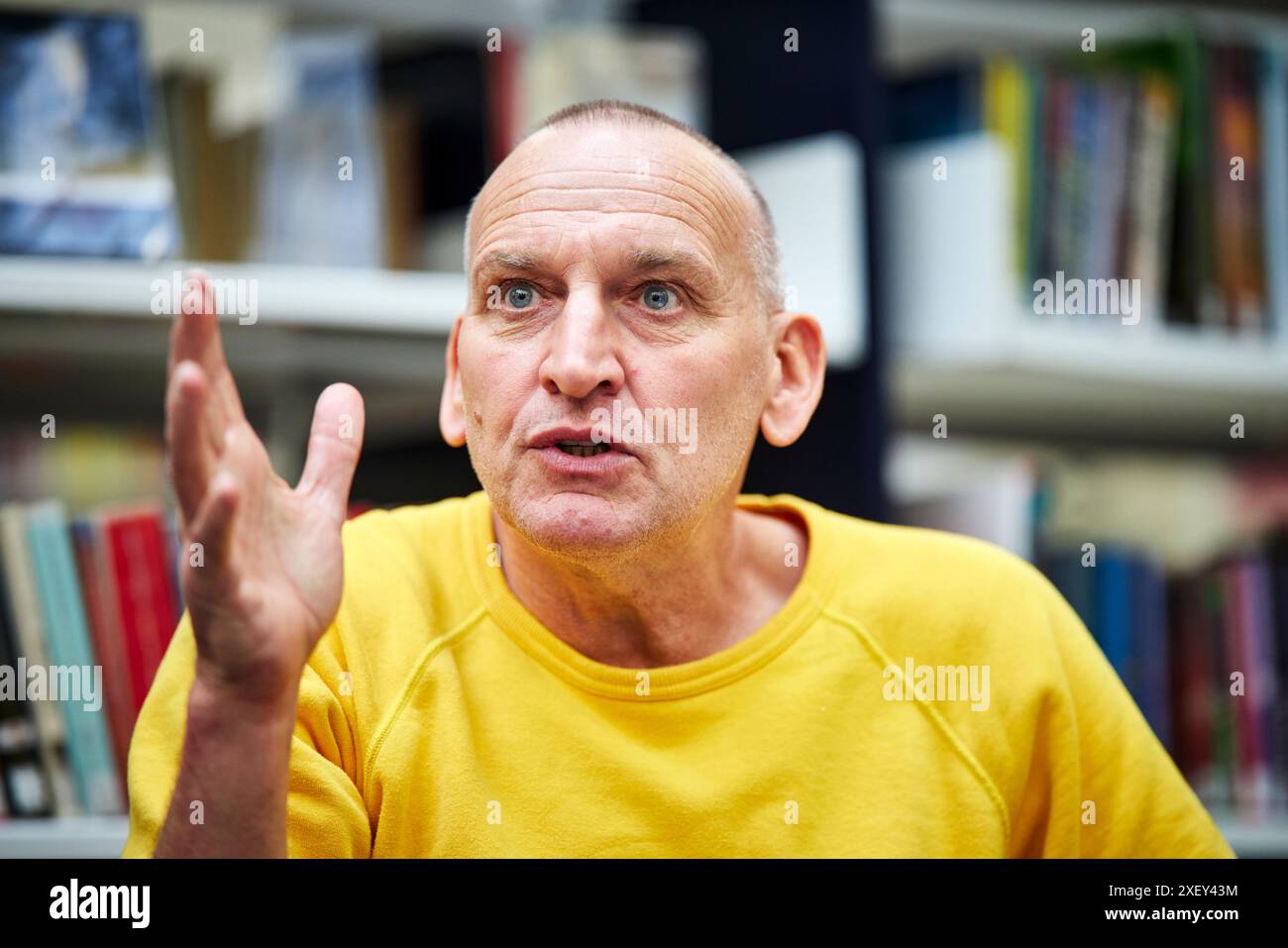 Inspired by Libraries with Christopher Eccleston at Stockport Central ...
