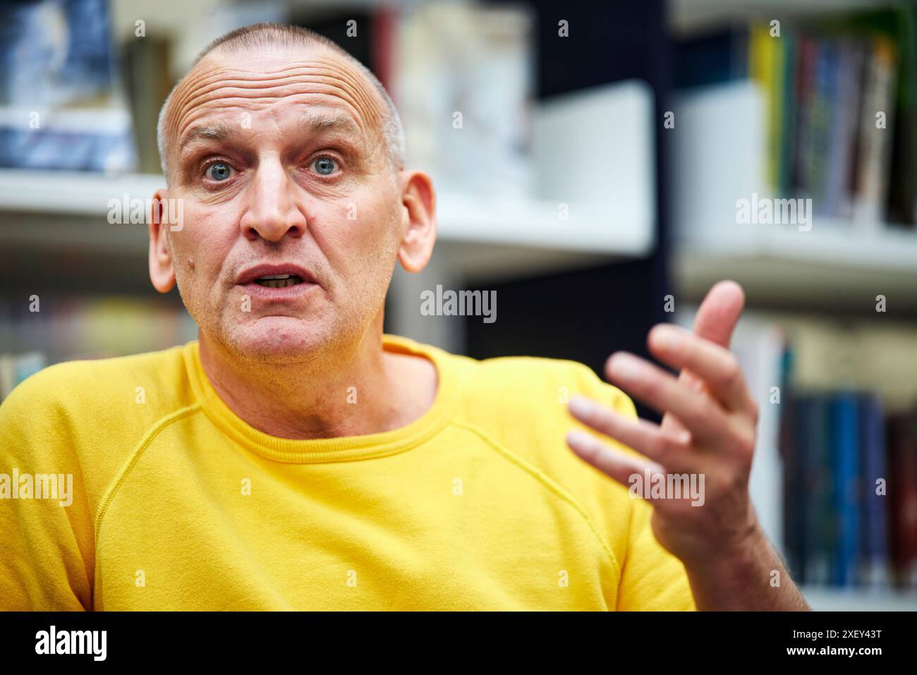 Inspired by Libraries with Christopher Eccleston at Stockport Central ...