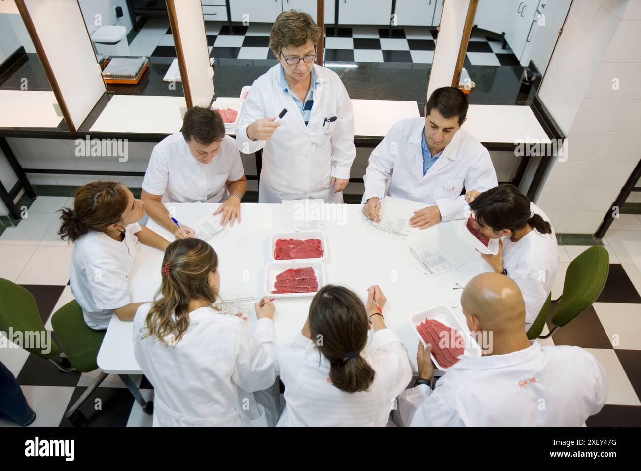 Sensor Laboratory. Sensor analysis. Meat products taste. AZTI-Tecnalia ...