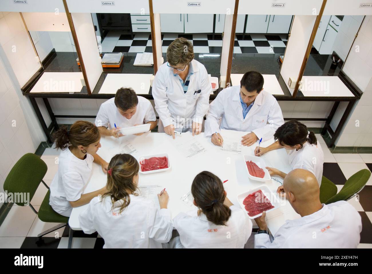 Sensor Laboratory. Sensor analysis. Meat products taste. AZTI-Tecnalia ...