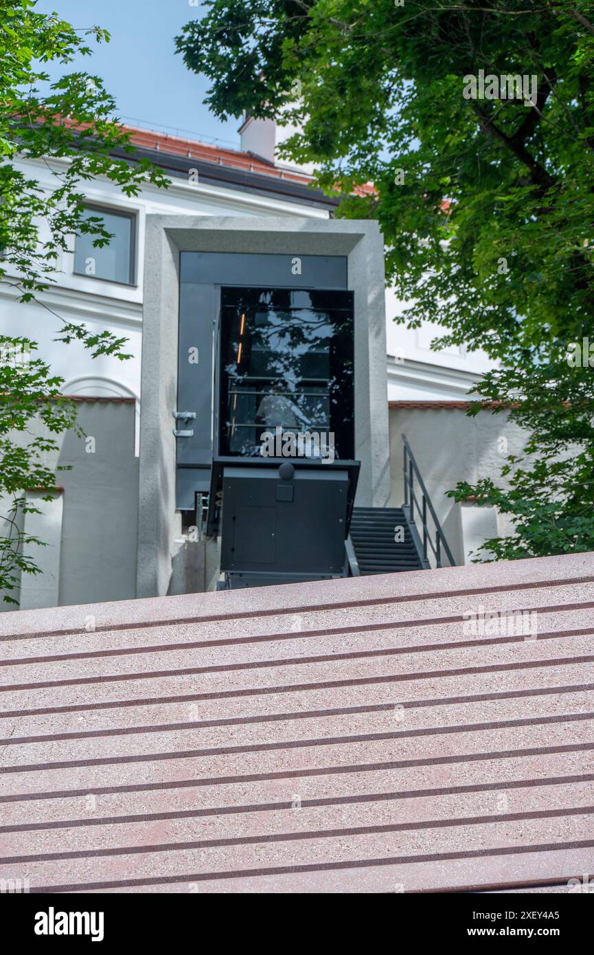 Freising, die neue Dombergbahn *** Freising, the new Dombergbahn Stock ...