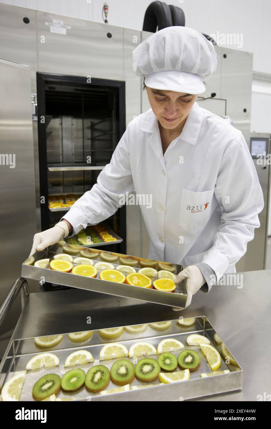 Researcher applying CAS (Cells Alive System) freezing technology to ...