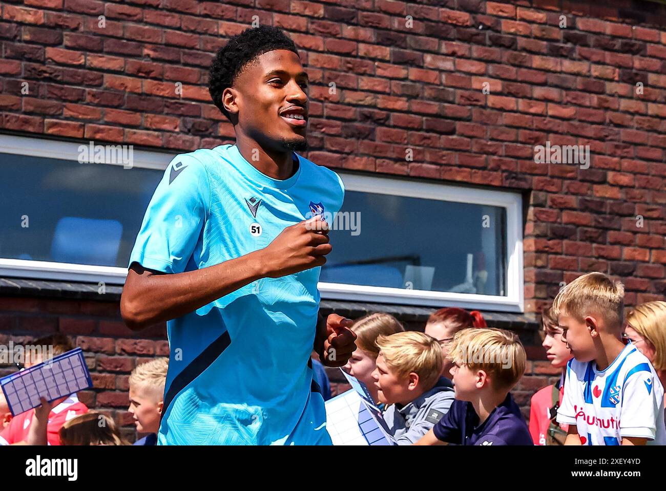 HEERENVEEN, NETHERLANDS - JUNE 29: Isaiah Ahmed of sc Heerenveen during ...