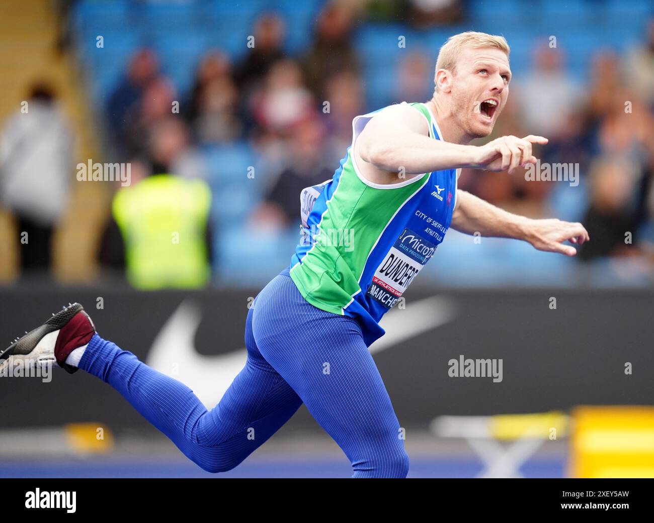 Joe Dunderdale in the Men's Javelin during day two of the Olympic ...