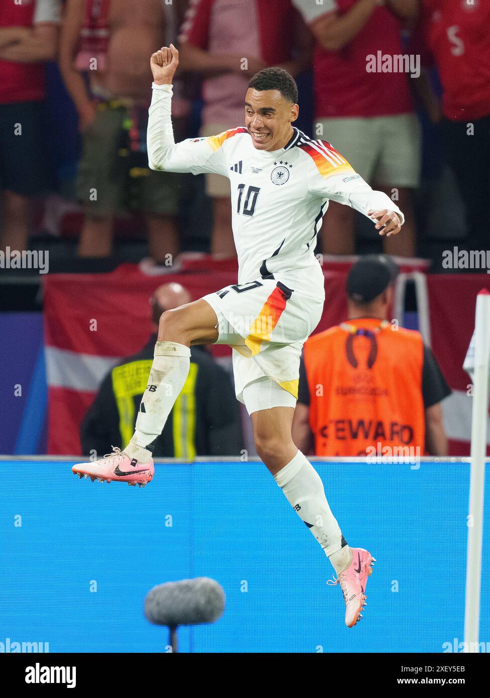 Dortmund, Germany. 29th June, 2024. Jamal Musiala, DFB 10 celebrates ...