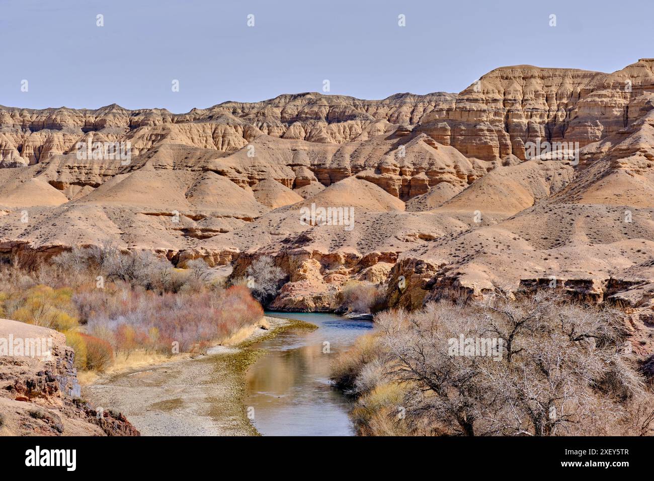 Colorful Yellow or Moon Canyon, another name for gorge is Valley of ...