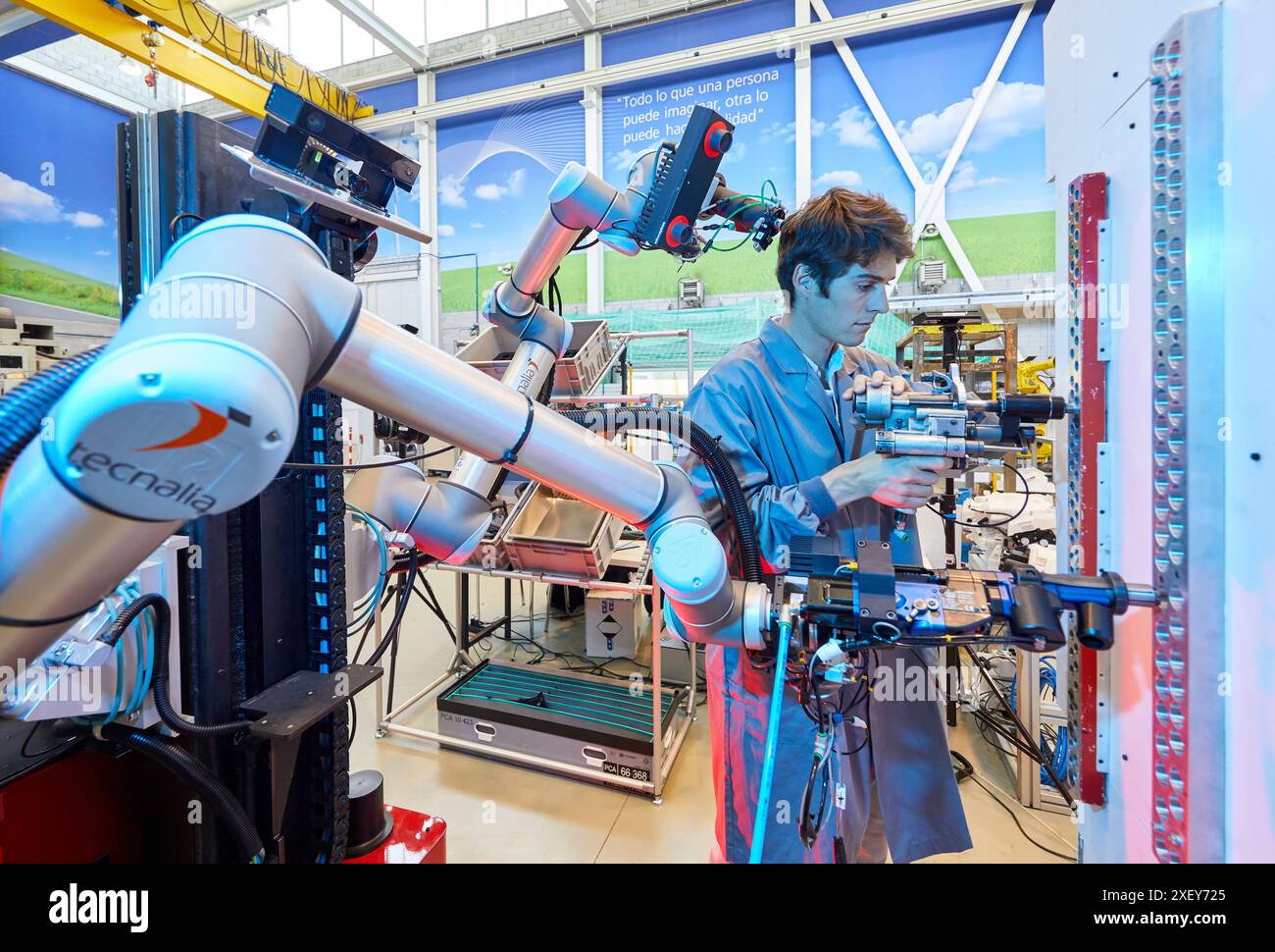 Use of flexible robotics in industrial manufacturing processes, Mobile ...