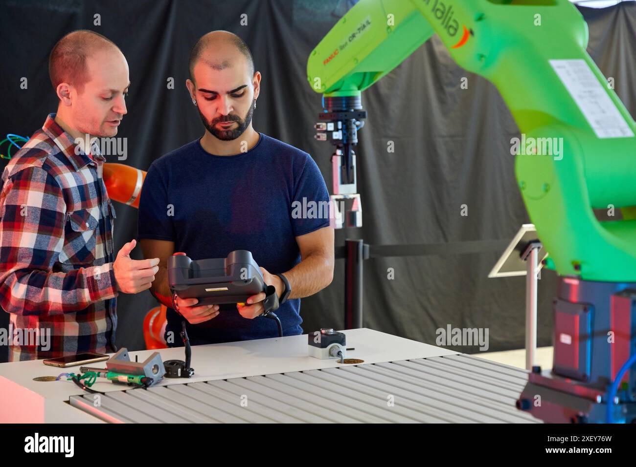 Robotics development in industry, Robot, Advanced manufacturing Unit ...