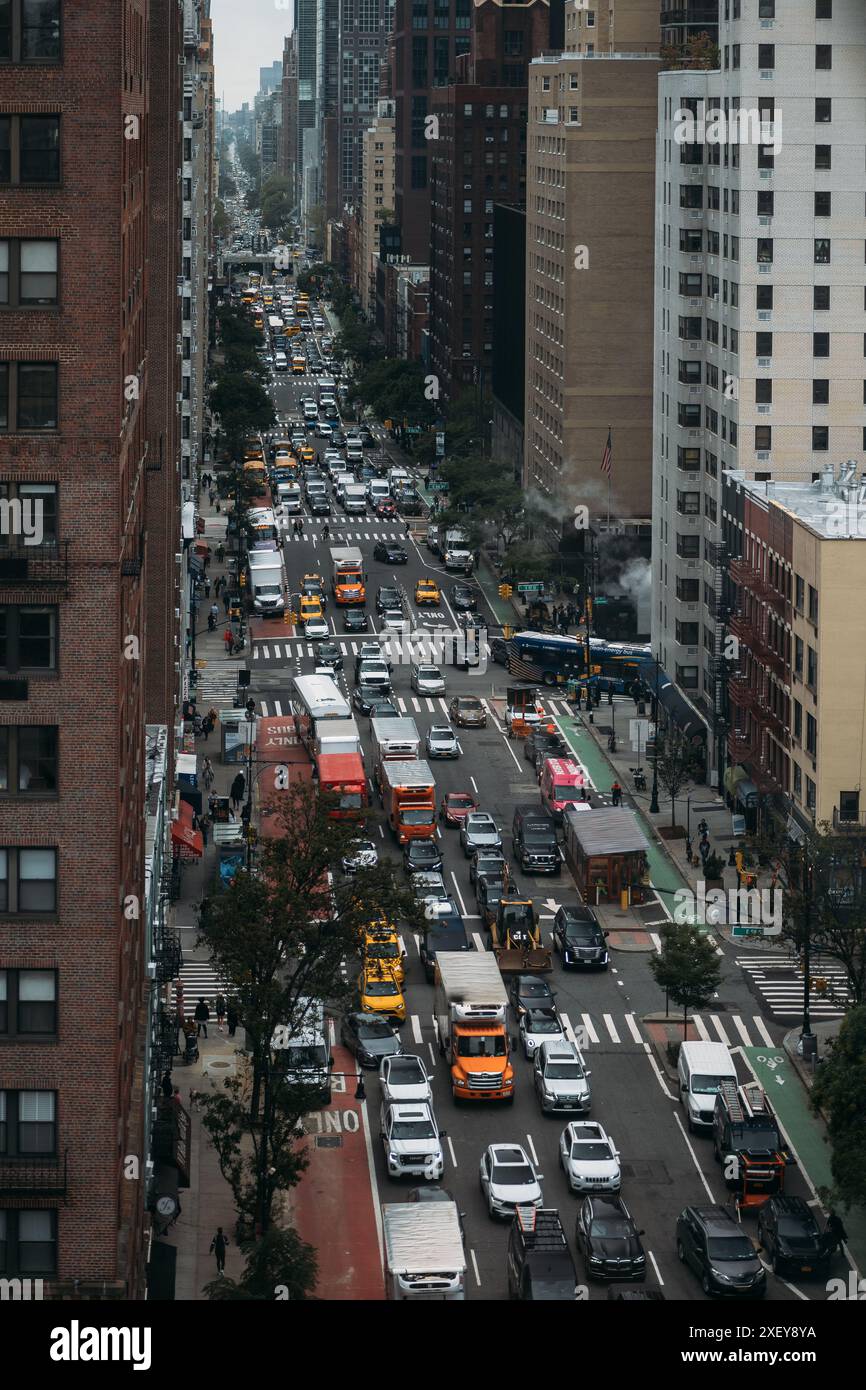 New york city september traffic hi-res stock photography and images - Alamy
