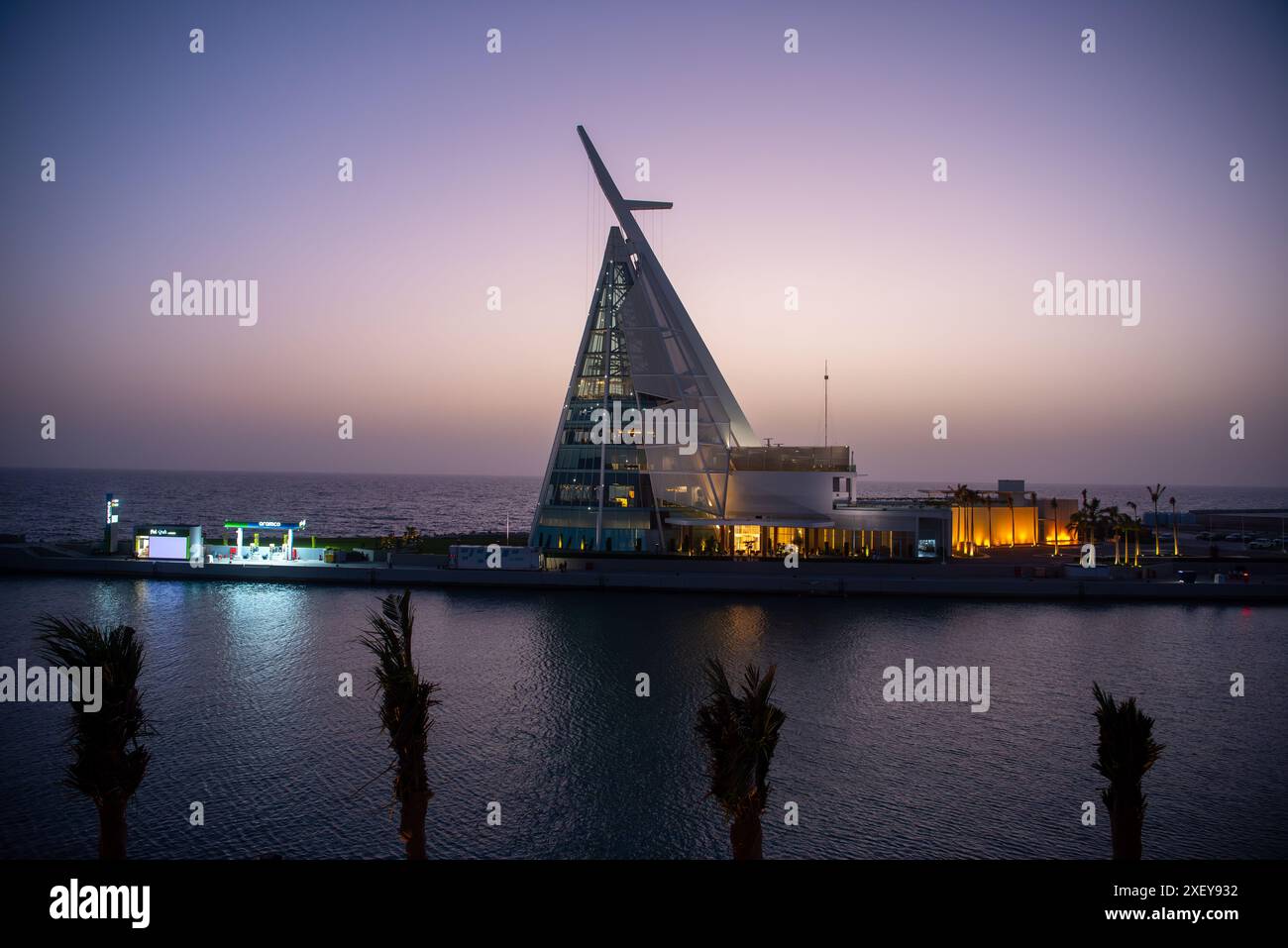 Jeddah Yacht Club & Marina building in Jeddah, Saudi Arabia Stock Photo ...