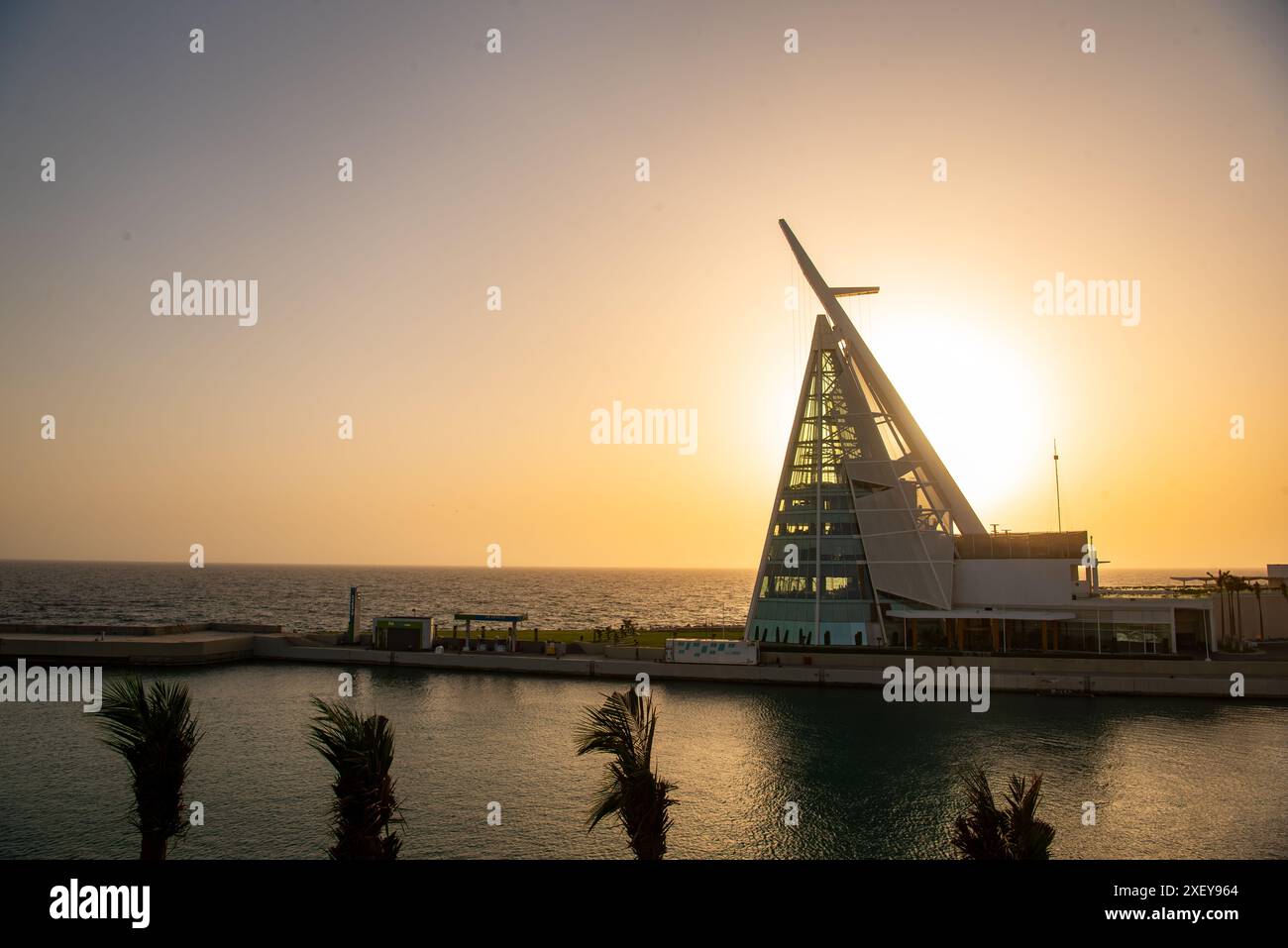Jeddah Yacht Club & Marina building in Jeddah, Saudi Arabia Stock Photo ...