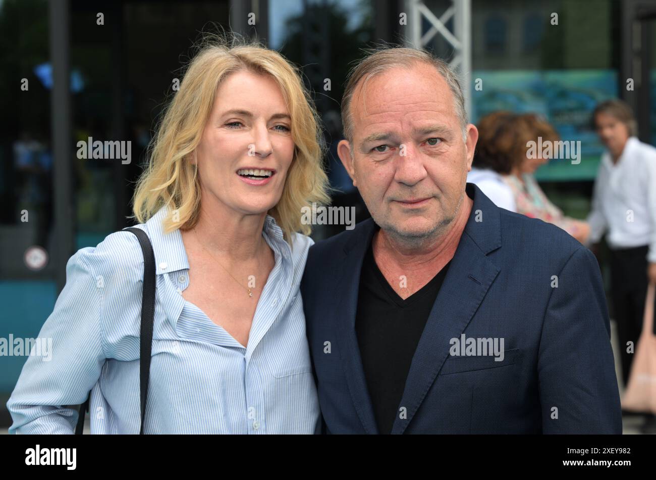 Munich, Germany. 30th June, 2024. Actress Maria Furtwängler and Uwe ...