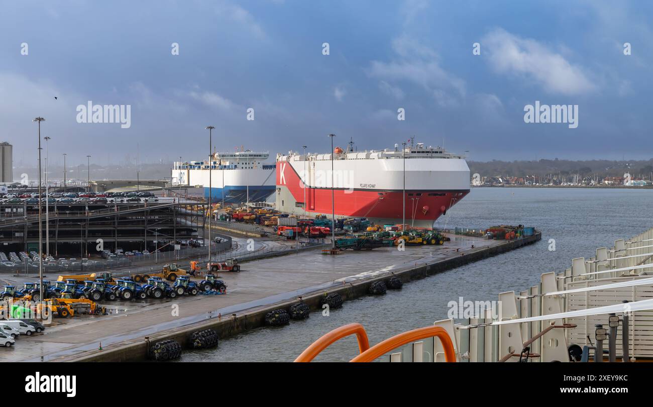 Southampton, Great Britain-April 4, 2024: Overview of Polaris Highway ...