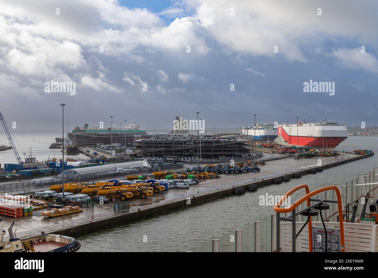 Southampton, Great Britain-April 4, 2024: Polaris Highway at Busy ...