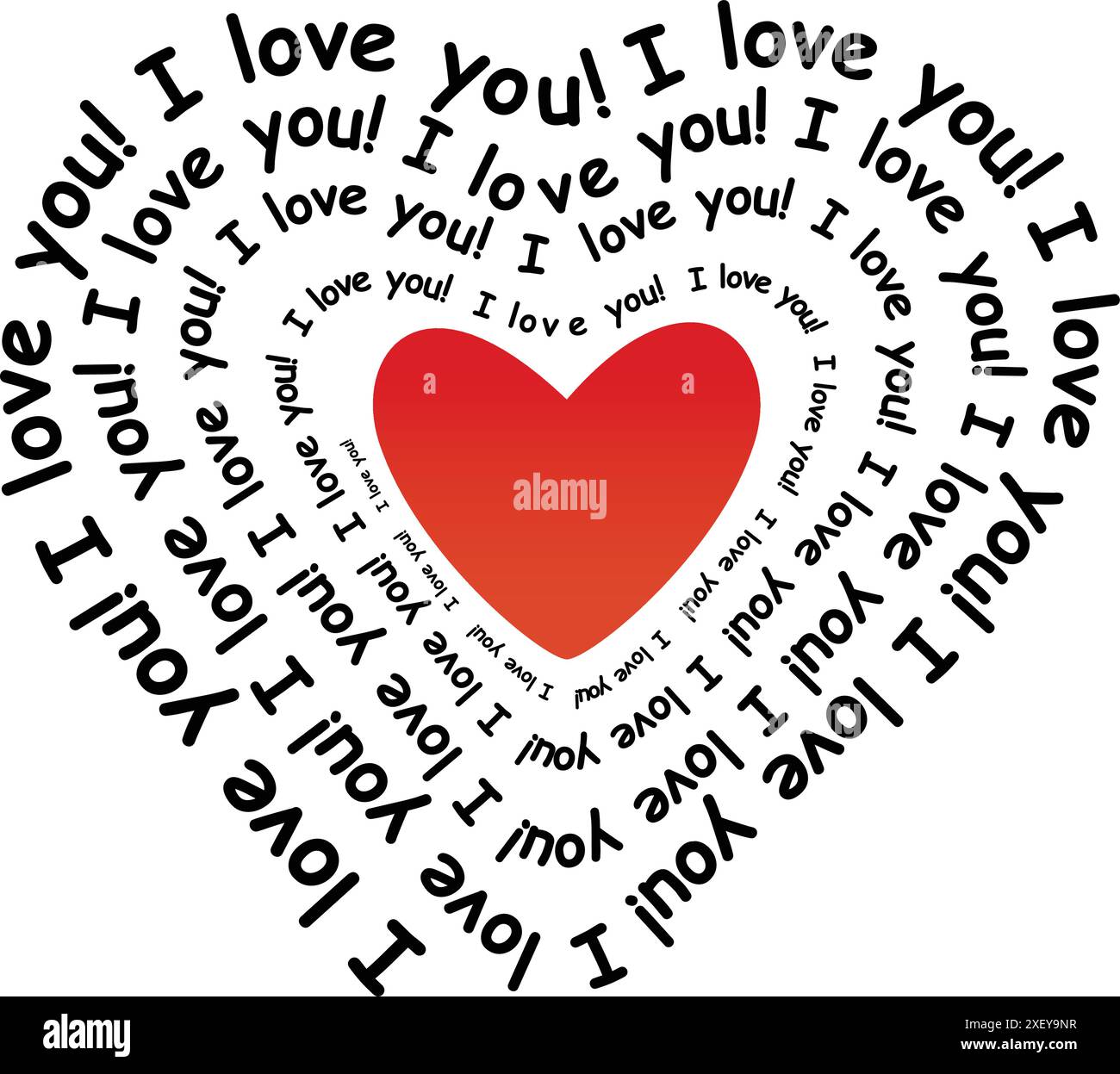 Word love in paper Stock Vector Images - Alamy