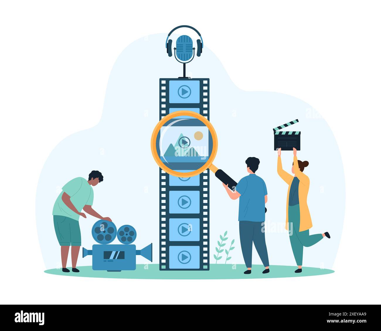 Visual montage Stock Vector Images - Alamy