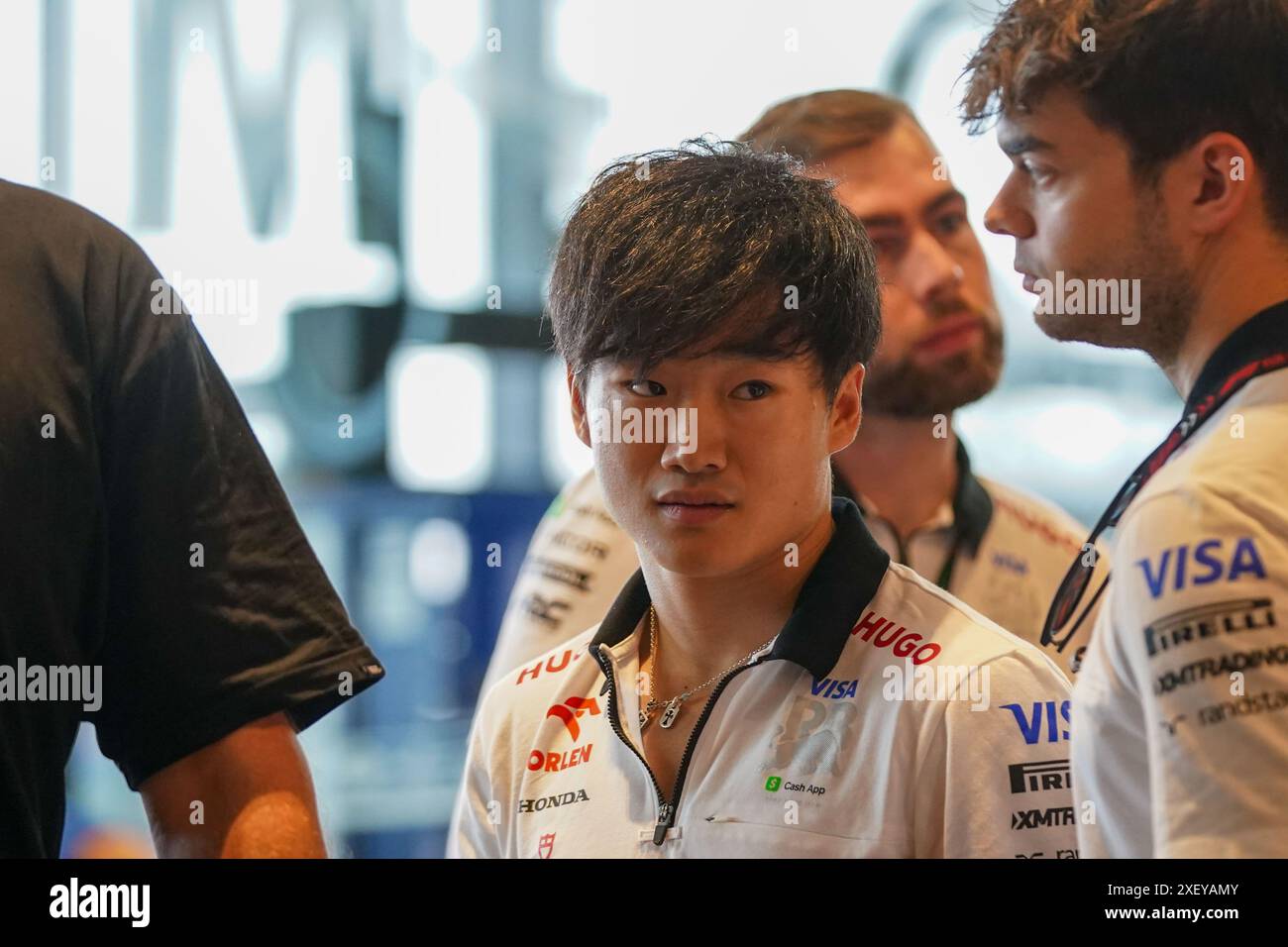 Yuki Tsunoda (JPN) - Visa Cash App RB F1 Team - RB VCARB01 - Honda RBPT ...