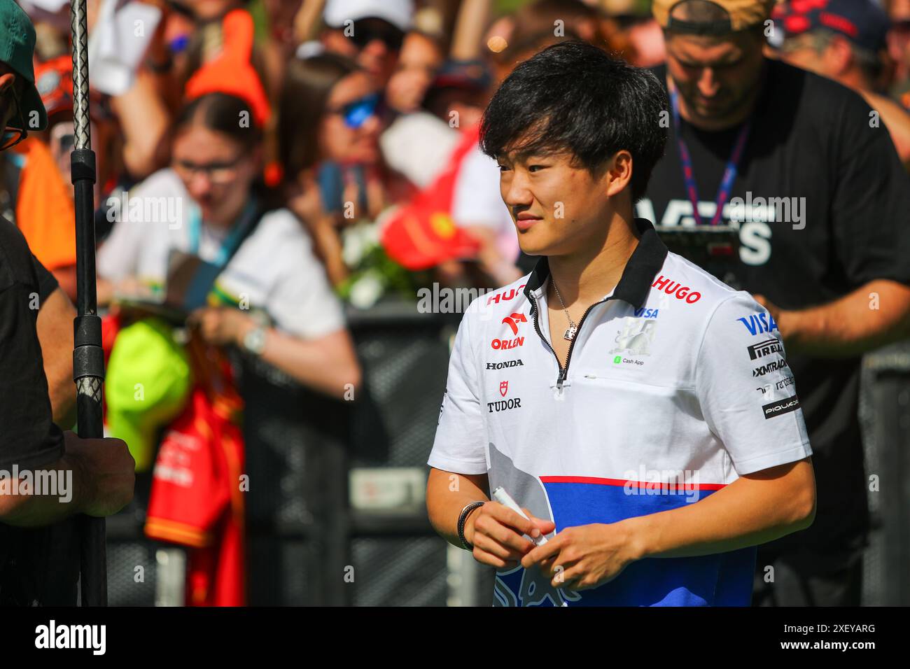 Yuki Tsunoda (JPN) - Visa Cash App RB F1 Team - RB VCARB01 - Honda RBPT ...