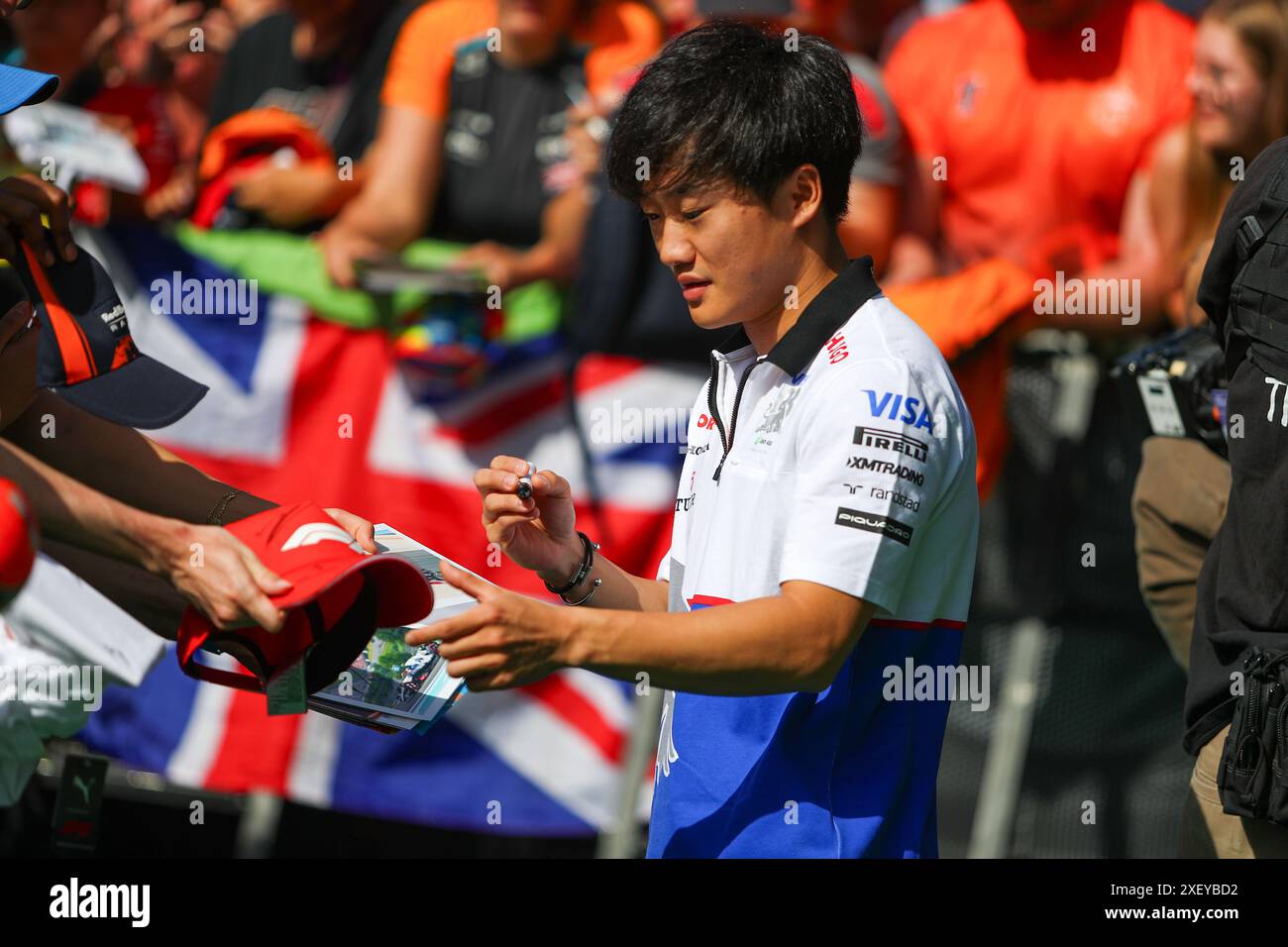 Yuki Tsunoda (JPN) - Visa Cash App RB F1 Team - RB VCARB01 - Honda RBPT ...
