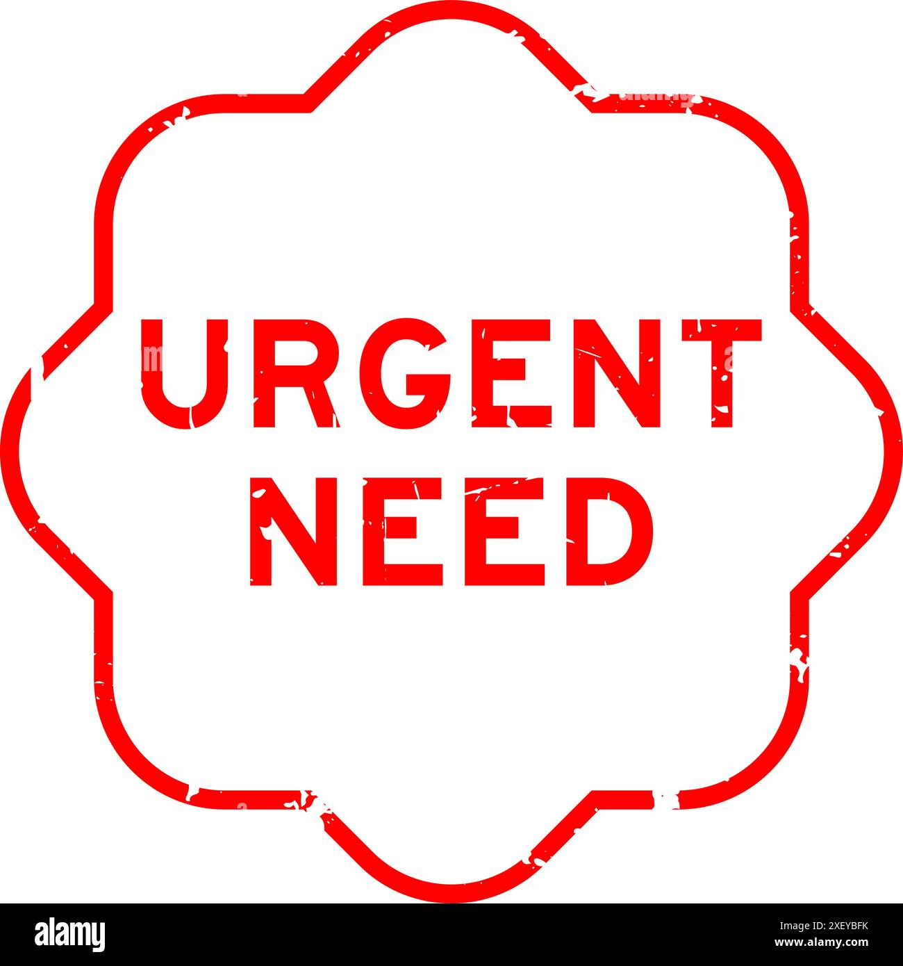 Grunge red urgent need word rubber seal stamp on white background Stock Vector Image & Art - Alamy