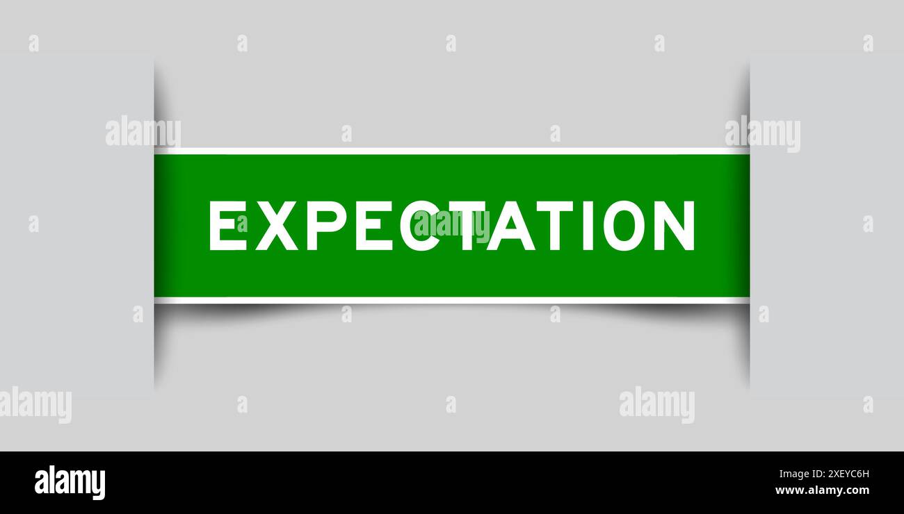 Expectations and expectation Stock Vector Images - Alamy