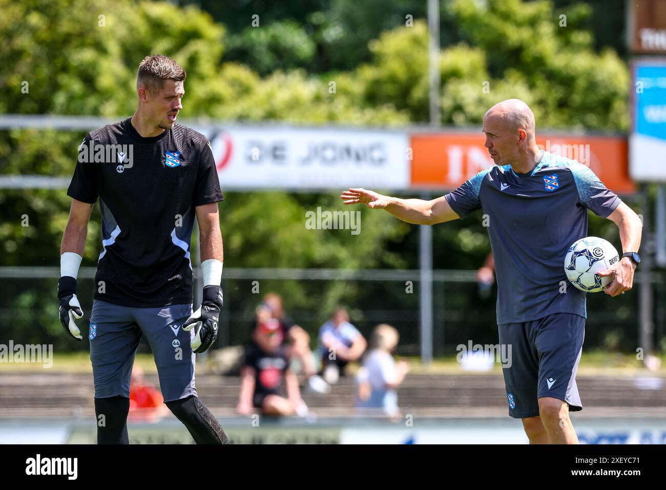 HEERENVEEN, NETHERLANDS - JUNE 29: keeper coach Harmen Kuperus of sc ...