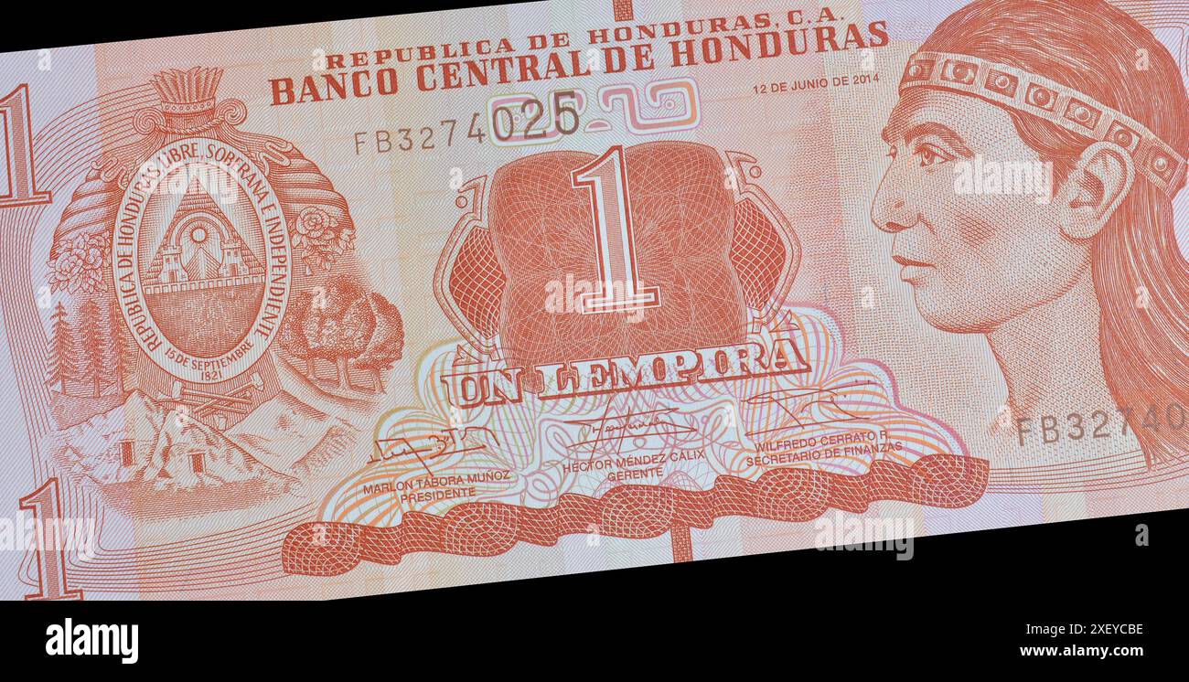 Honduras lempira banknote hi-res stock photography and images - Alamy