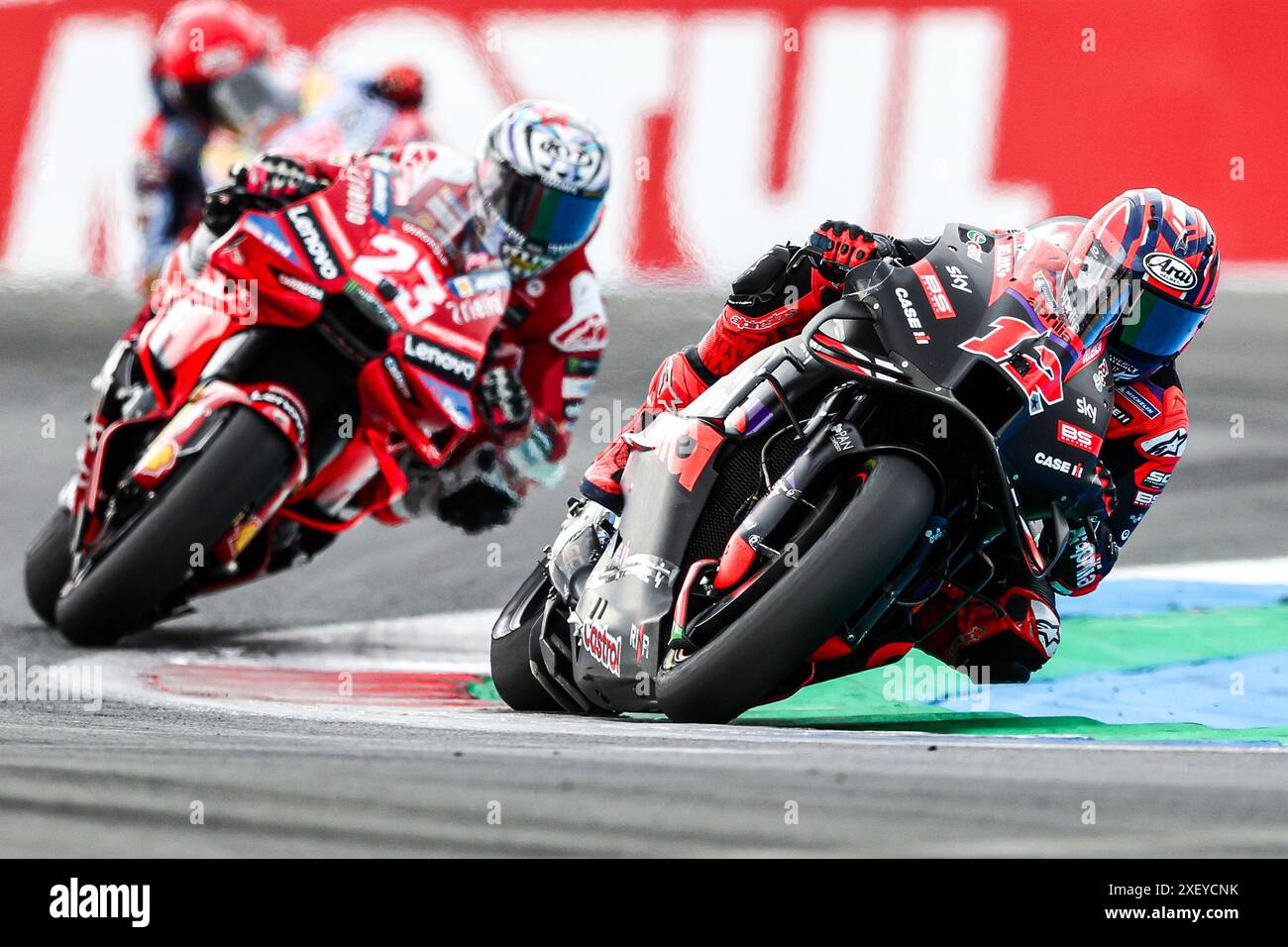 The motorcycle of maverick vinales esp of aprilia racing hi-res stock ...