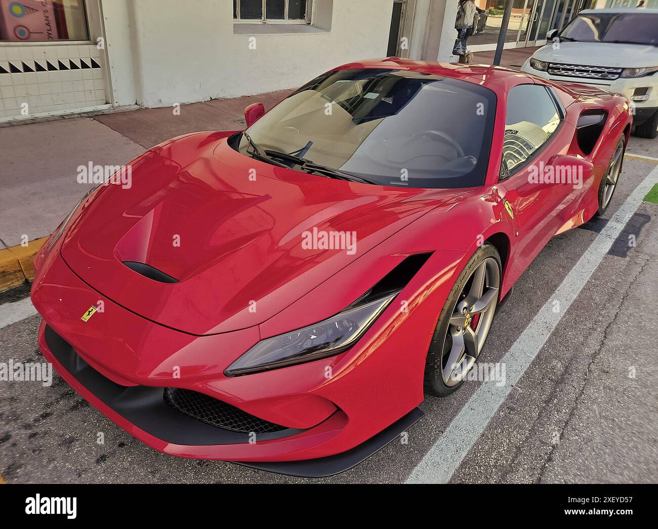 Ferrari supercar top view hi-res stock photography and images - Alamy