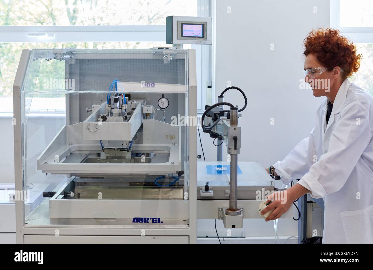 Silkscreen printer, Functional Printing Laboratory, Aerospace Industry ...