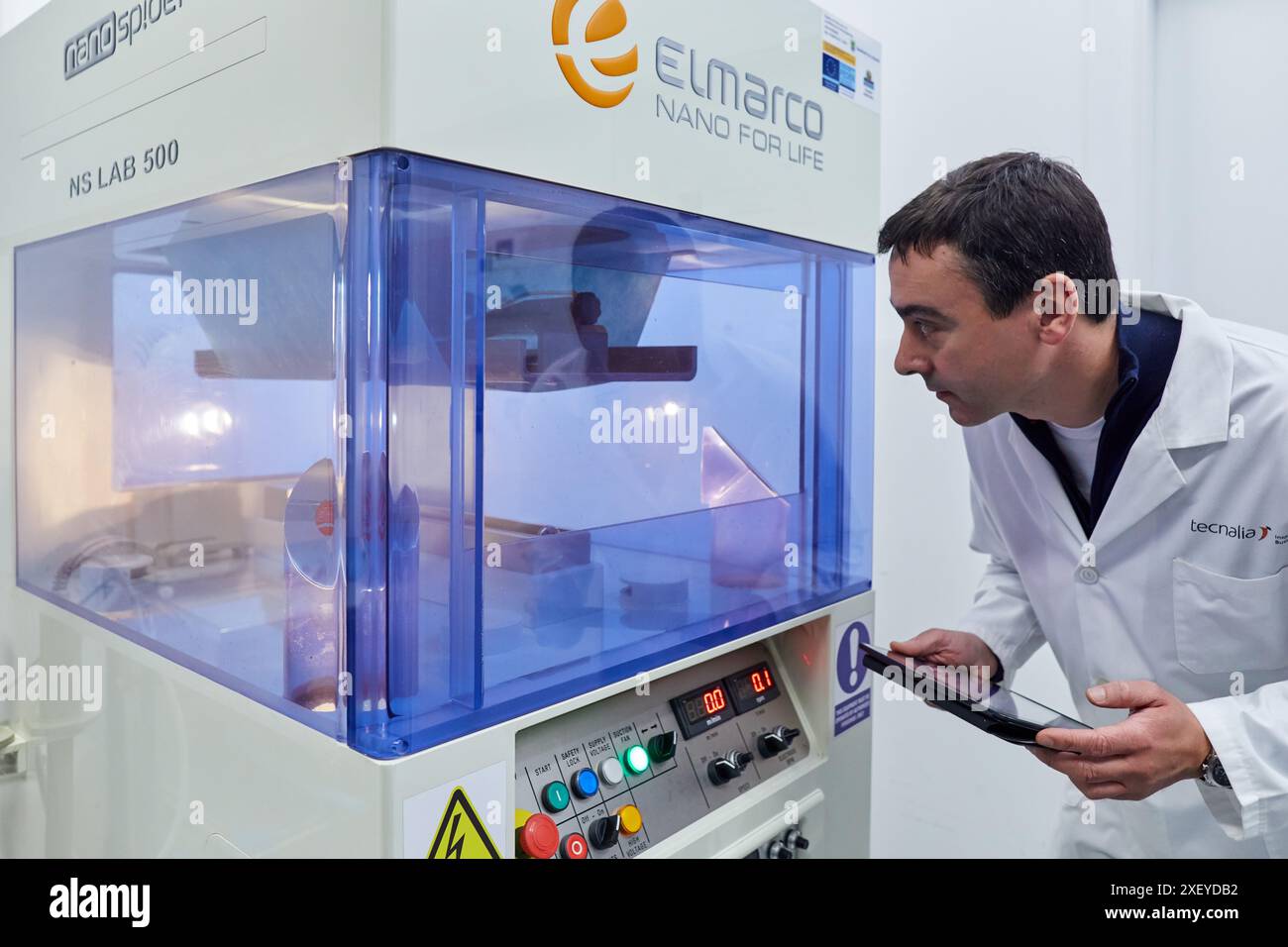 Nano spider, Electrospinning nanofiber manufacturing equipment for the ...