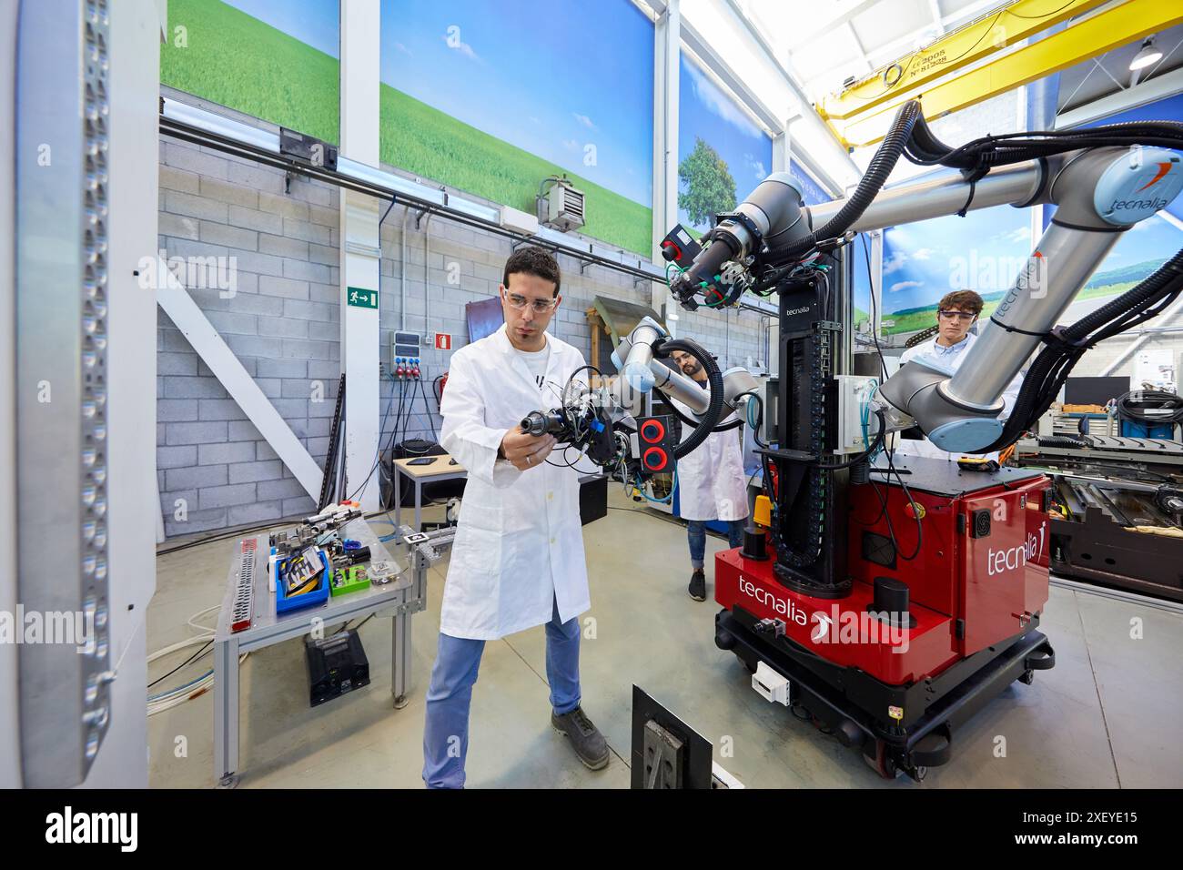 Use of flexible robotics in industrial manufacturing processes, Mobile ...