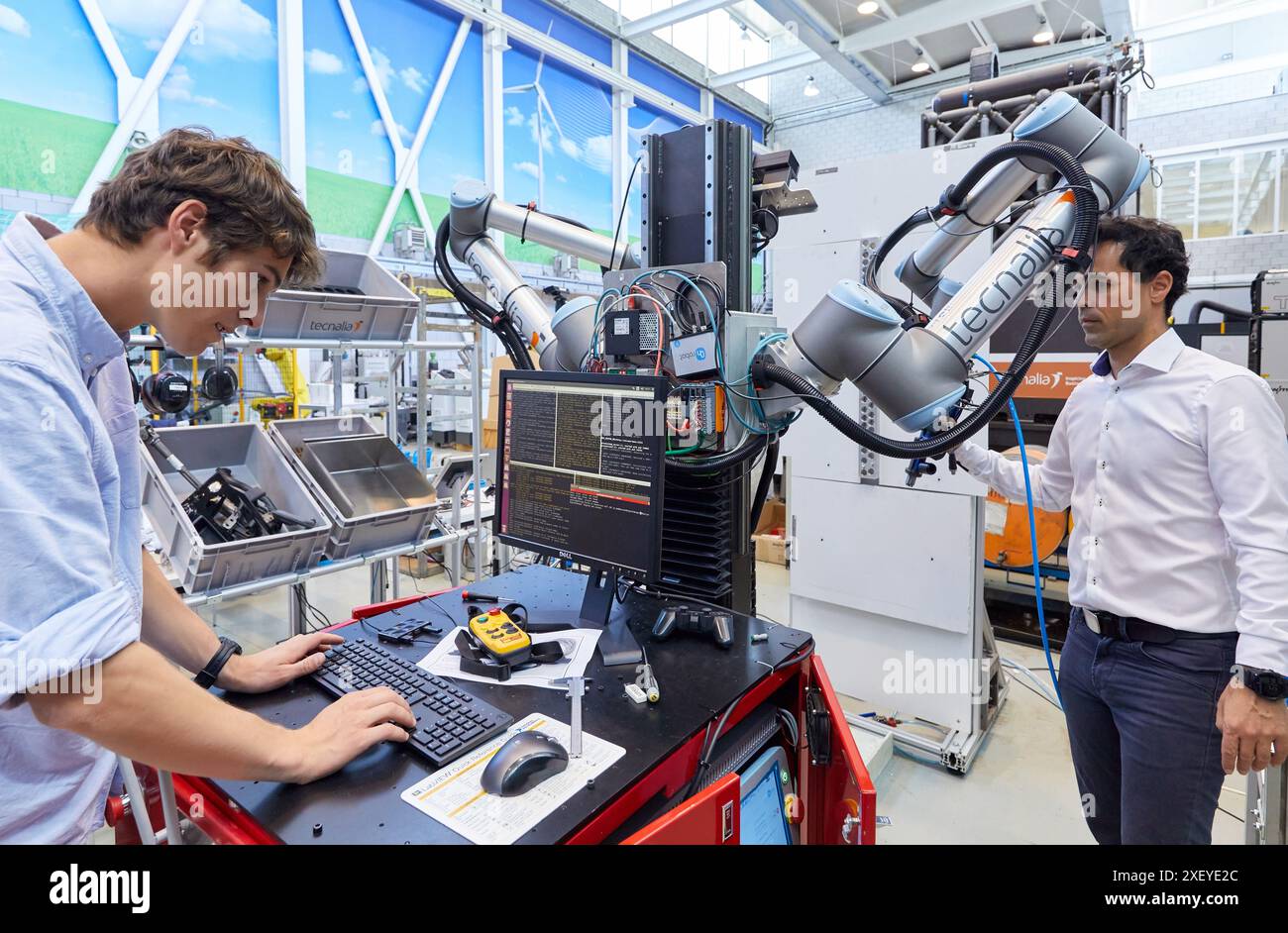 Use of flexible robotics in industrial manufacturing processes, Mobile ...