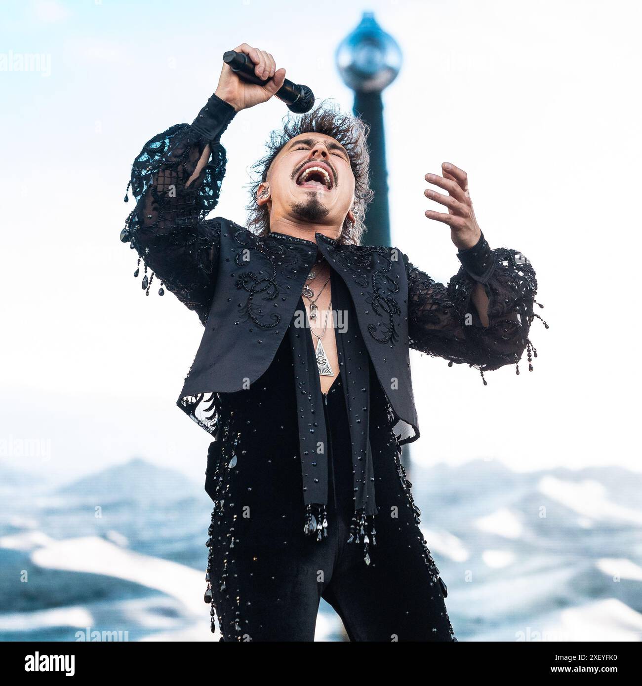 Josh Kiszka of Greta Van Fleet at Tons of Rock in Oslo, Norway on 29 ...