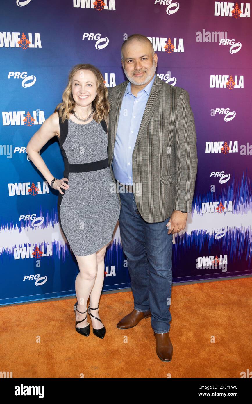Los Angeles, USA. 29th June, 2024. Robyn Lynne Norris (L), Atul Singh ...