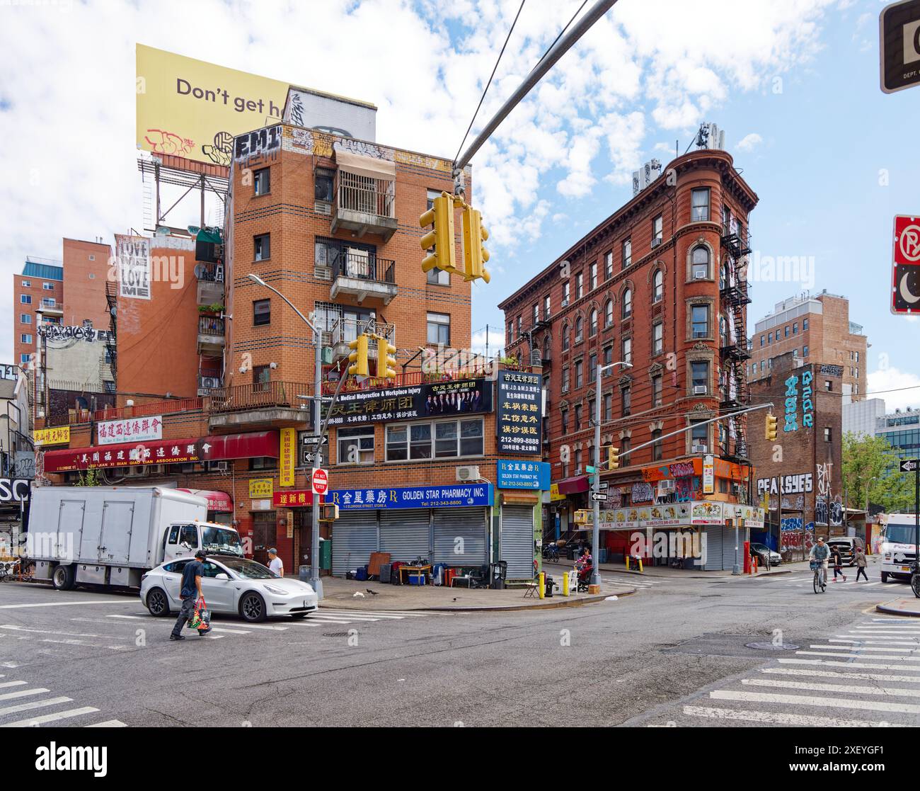 NYC Chinatown: 1 Eldridge Street is a brick mixed-use building ...