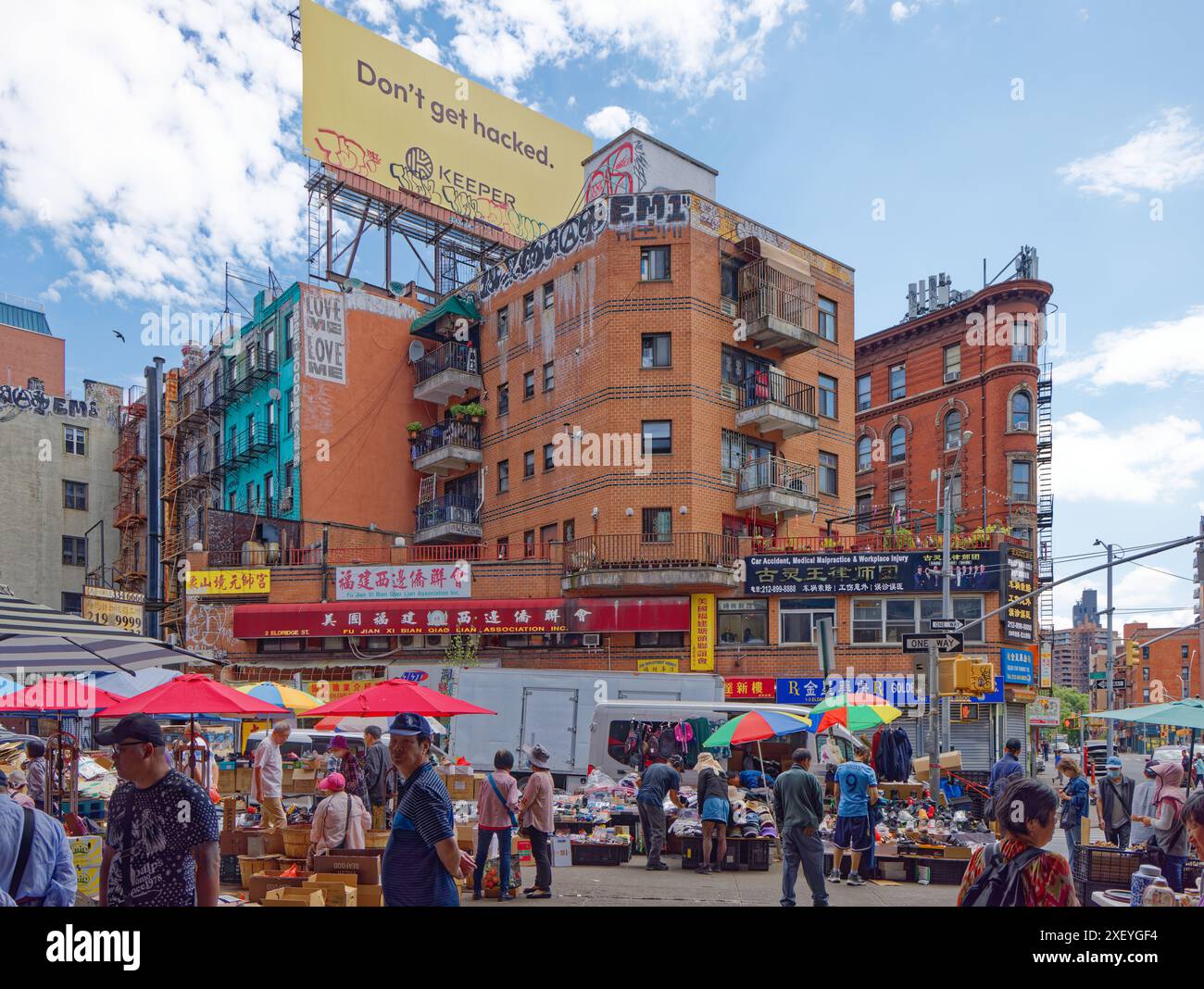 NYC Chinatown: 1 Eldridge Street is a brick mixed-use building ...