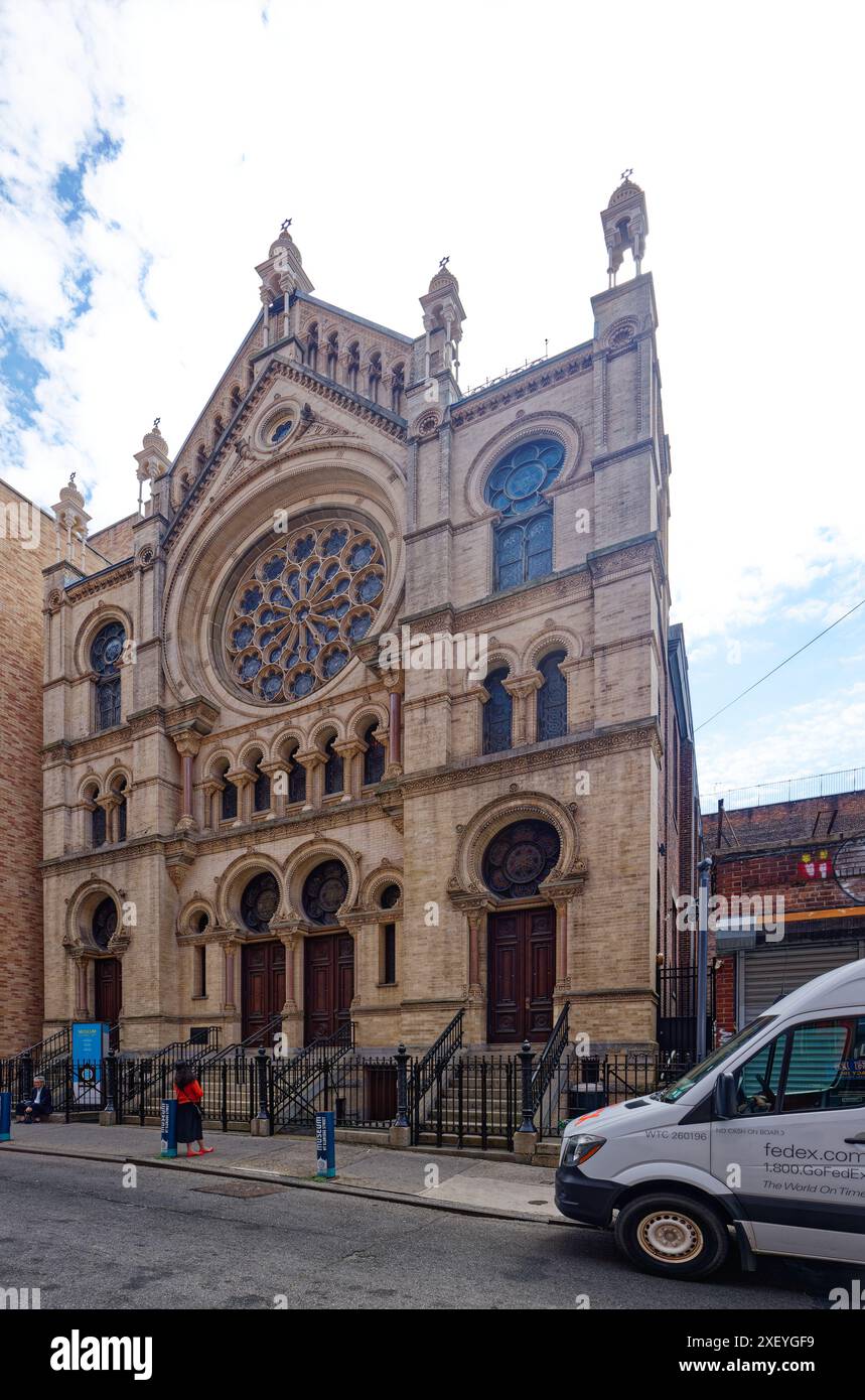 Eldridge Street Synagogue, now a museum, is a landmark and tourist ...