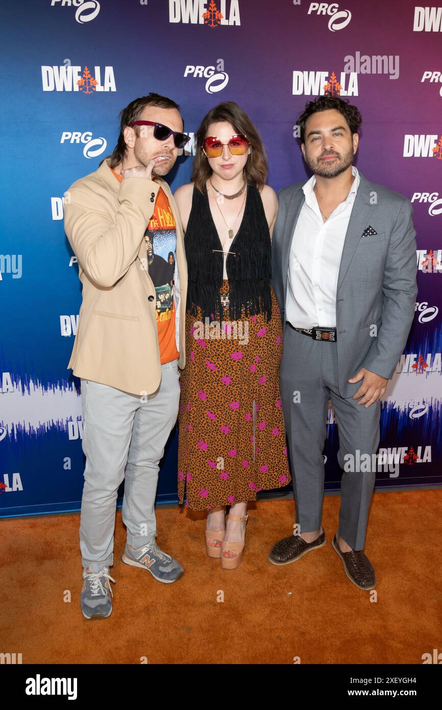 Los Angeles, USA. 29th June, 2024. (L to R) Christopher Mowod, Kristin ...