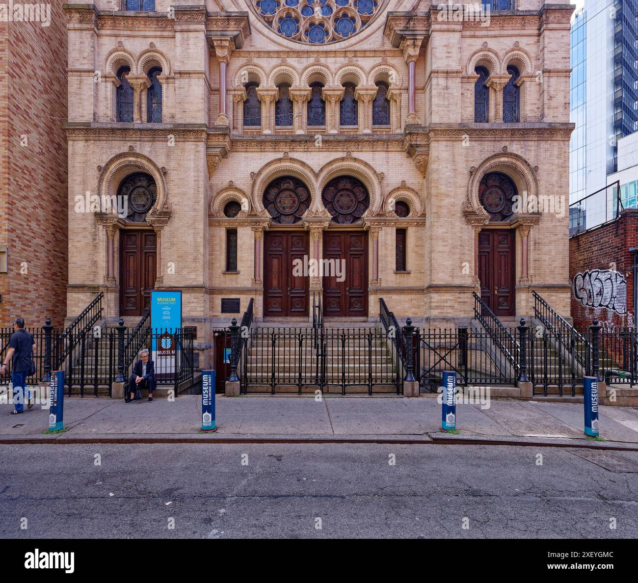 Eldridge Street Synagogue, now a museum, is a landmark and tourist ...