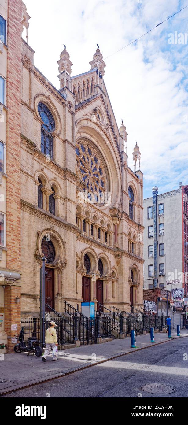Eldridge Street Synagogue, now a museum, is a landmark and tourist ...