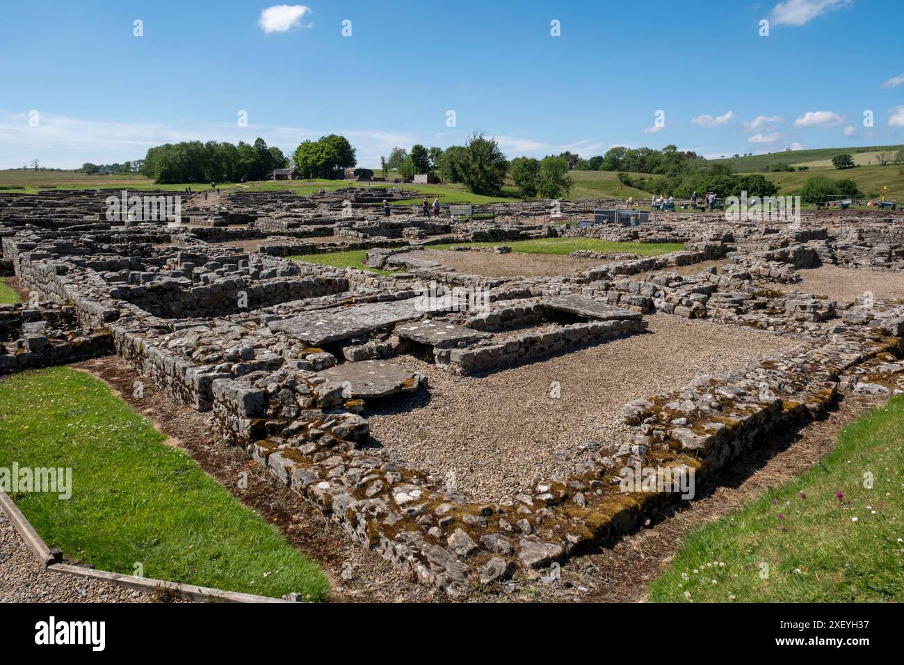 Vindolanda, Northumberland, England Stock Photo - Alamy