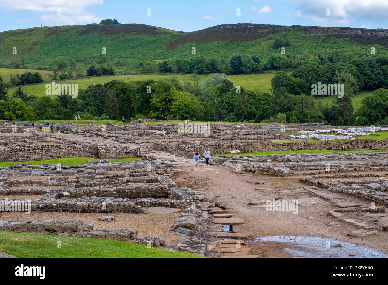 Vindolanda, Northumberland, England Stock Photo - Alamy