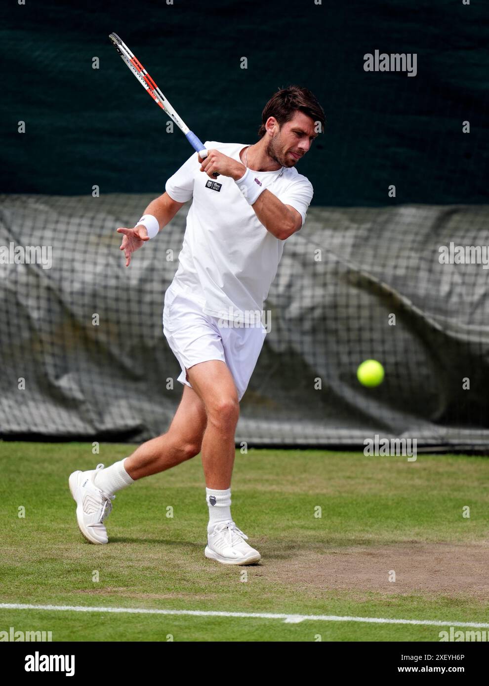 Cameron Norrie at the All England Lawn Tennis and Croquet Club in ...