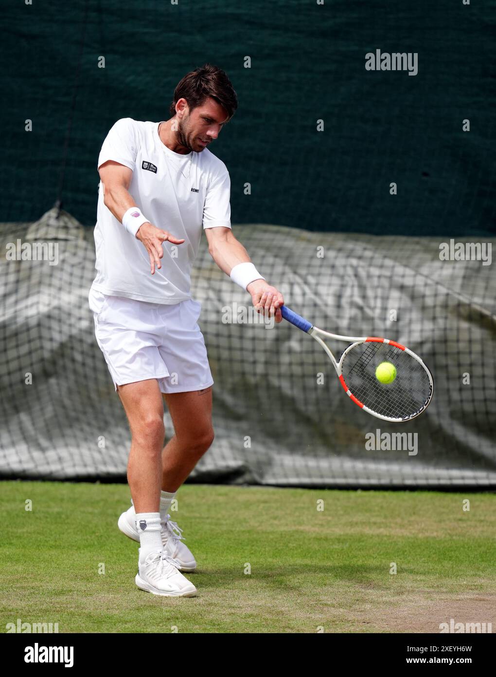 Cameron Norrie at the All England Lawn Tennis and Croquet Club in ...