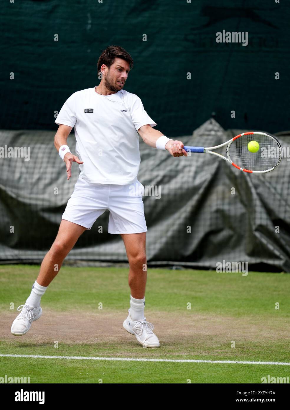 Cameron Norrie at the All England Lawn Tennis and Croquet Club in ...