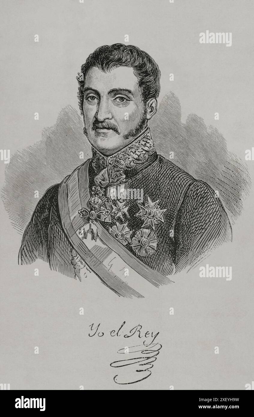 Carlos María Isidro de Borbón (1788-1855), known as Don Carlos. Infante ...