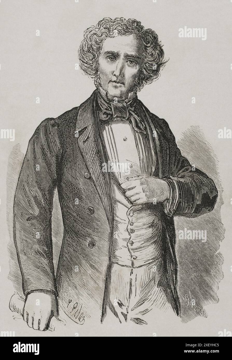 Juan Alvarez de Mendizábal (1790-1853). Spanish politician and ...